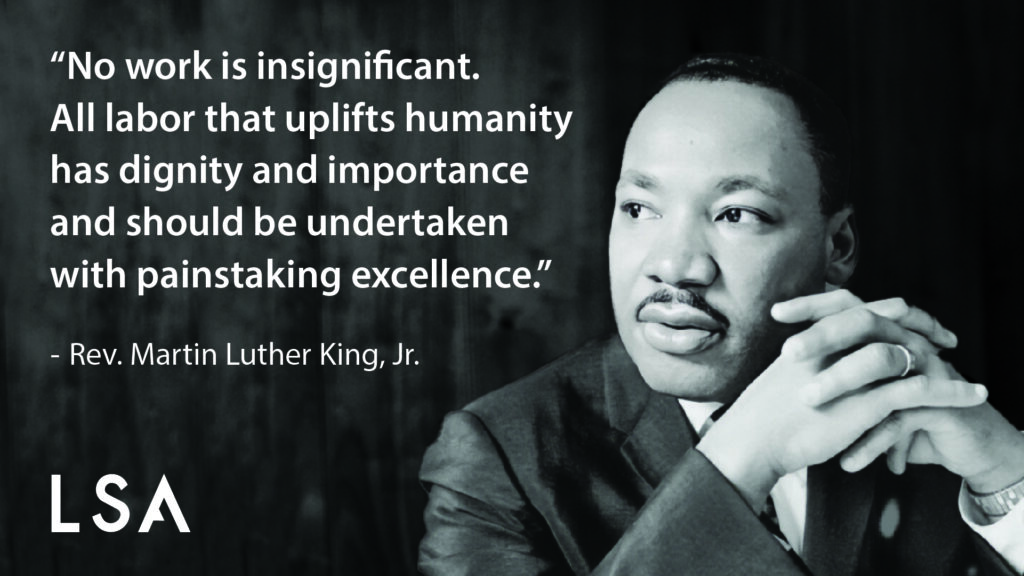 No Work Is Insignificant | LSA